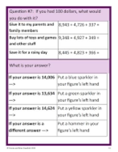 100th Day of School Math Goofy Glyph (4th Grade Common Core) | Teaching ...