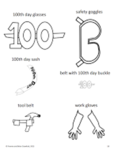 100th Day of School Math Goofy Glyph (4th Grade Common Core) | Teaching ...