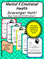 Mental and Emotional Health: Scavenger Hunt | Teaching Resources
