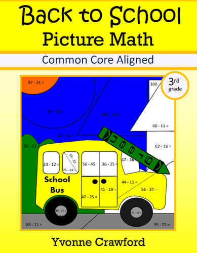 Back to School Color by Number (third grade) Color by Multiplication ...