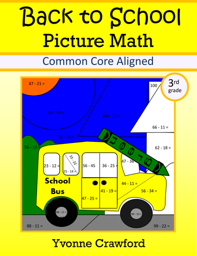 Back to School Color by Number (third grade) Color by Multiplication ...