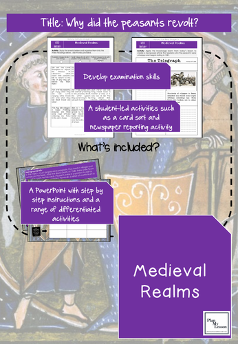 Medieval Realms: Lesson 10 'Why did the peasants revolt in 1381 ...