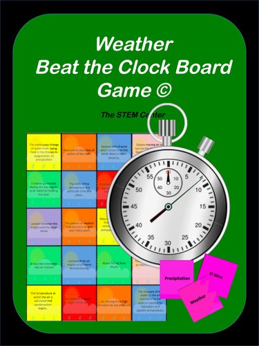 Weather: Beat the Clock Game | Teaching Resources