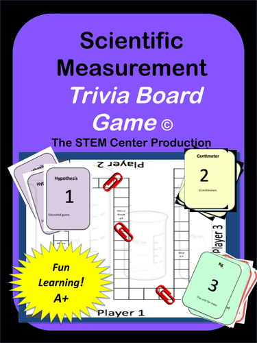 Metric System: Trivia Board Game | Teaching Resources
