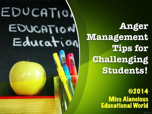 Classroom Management: Anger Management Training Material for Kiddos ...