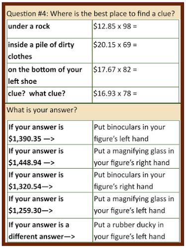 Mystery Math Goofy Glyph (6th Grade Common Core) | Teaching Resources