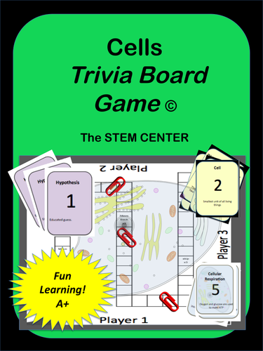 Cells: Trivia Board Game | Teaching Resources