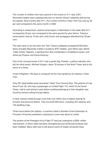 Descriptive Writing based on 9/11 and World Trade Center Film could be ...