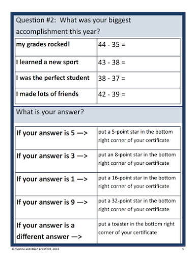 End of the Year Math Goofy Glyph (2nd grade Common Core) | Teaching ...