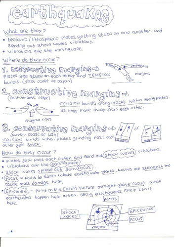 Earthquakes: Richter and Mercali Scales: GCSE Revision Notes | Teaching ... Earthquakes: Richter and Mercali Scales: GCSE Revision Notes | Teaching ...