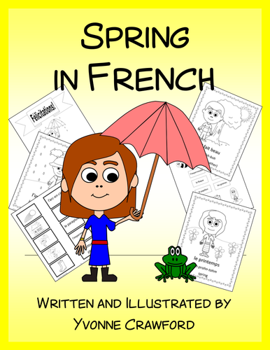 French Spring Vocabulary Sheets, Worksheets, Matching & Bingo Games ...