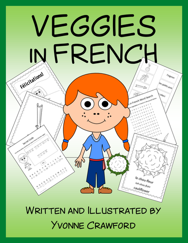 French Vegetables Vocabulary Sheets, Worksheets and Matching Game ...