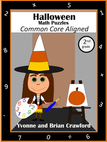 Halloween Common Core Math Puzzles - 2nd Grade | Teaching Resources