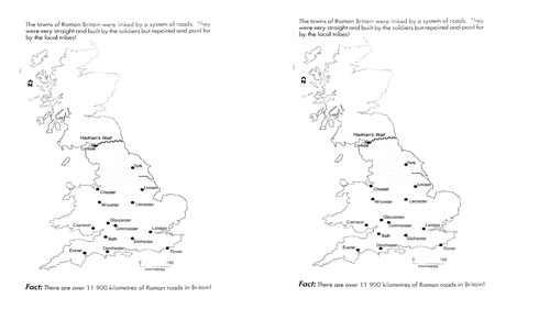 Roman Roads in Britain by - UK Teaching Resources - TES
