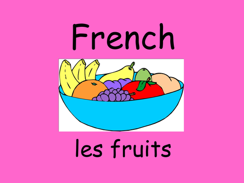 French fruit | Teaching Resources