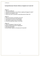 Comprehension Questions on Street Child by Berlie Doherty | Teaching ...