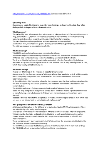 Aqa Gcse Biology 2016 Specification 4 3 2 1 2 And 4 3 3 1 Monoclonal