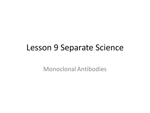 Aqa Gcse Biology 2016 Specification 4 3 2 1 2 And 4 3 3 1 Monoclonal