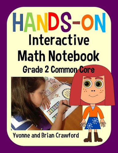 Interactive Math Notebook Second Grade Common Core with Scaffolded ...