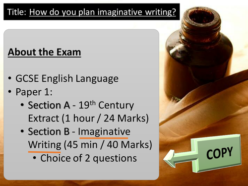 Introduction to Imaginative Writing (Edexcel GCSE English Language ...