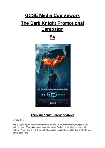 Media Studies key concepts Media language Film Promotion ***FULL PACK ...