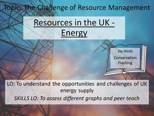 GCSE Geography Resource Management | Teaching Resources