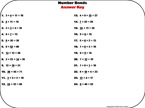 Number Bonds Task Cards | Teaching Resources
