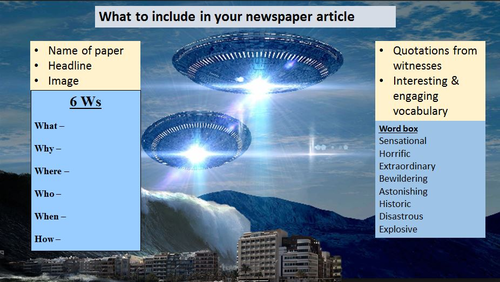 Newspaper Headlines - Complete Lesson | Teaching Resources