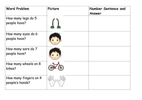 Multiplication Word Problems | Teaching Resources