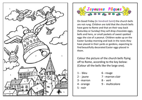 French vocabulary - Easter activities | Teaching Resources