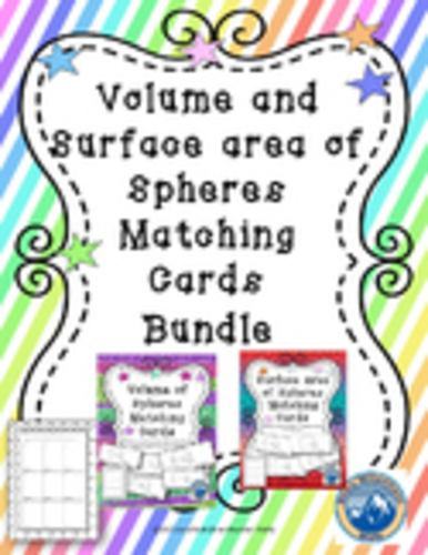 Spheres Matching Card Bundle | Teaching Resources