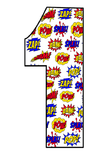 SUPERHERO THEMED ALPHABET LETTERS & NUMBERS DISPLAY | Teaching Resources