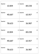 Rounding to nearest 1dp, 2 dp and 1sf | Teaching Resources
