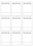 KS3 Science (Year 8) Taboo Game | Teaching Resources