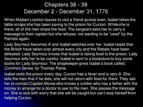 Chains by Laurie Halse Anderson | Teaching Resources