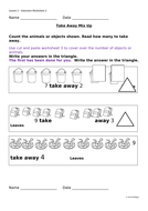 Subtraction Taking Away Worksheets Activities Presentations EYFS/KS1 ...