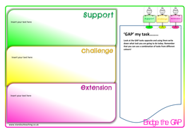 Adaptable worksheets using the 'GAP' differentiation strategy ...