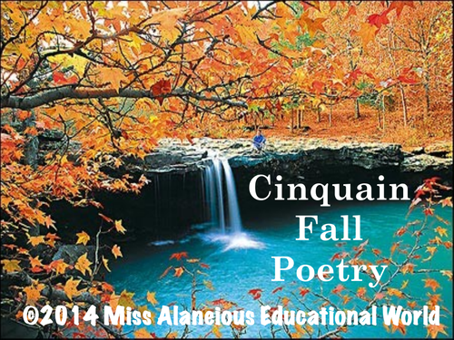 It's a "Fall" Kind of Time! Fall Cinquain Poetry | Teaching Resources