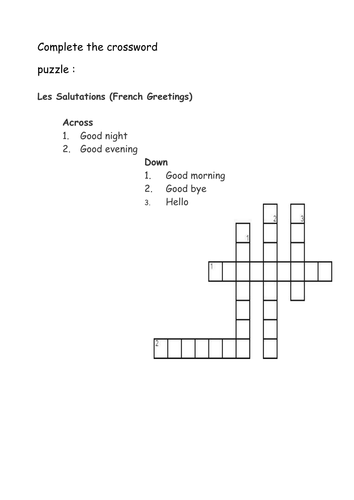 French Greetings | Teaching Resources