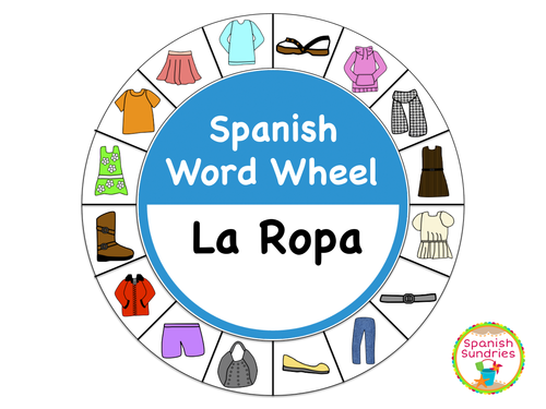 Spanish Word Wheels | Teaching Resources