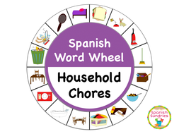 Spanish Word Wheels | Teaching Resources