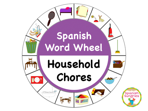 Spanish Word Wheels | Teaching Resources