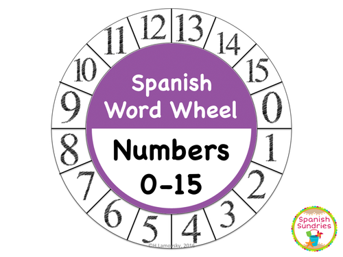 Spanish Word Wheels | Teaching Resources