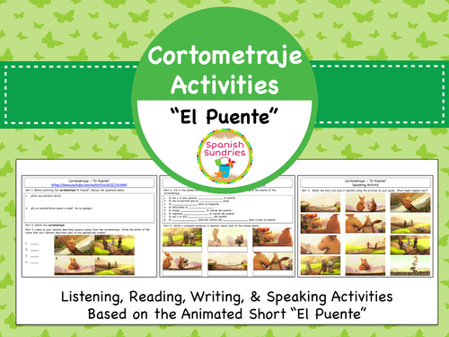 Cortometraje Activities: El Puente | Teaching Resources