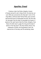 Christian Creeds. The Nicene and Apostles Creed. Design your own ...