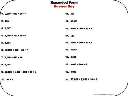 Expanded Form Task Cards | Teaching Resources
