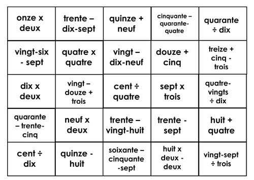 Christmas French and Maths colouring sheet | Teaching Resources