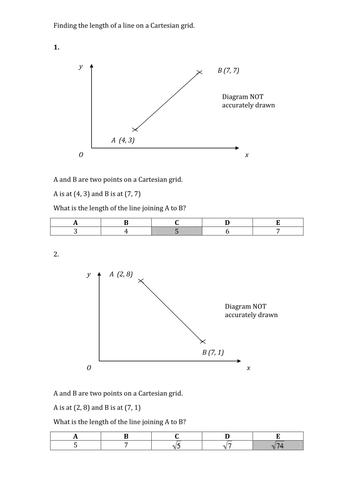 Maths Ks3 And Ks4 Gcse Pythagoras And Trigonometry In Right Angled