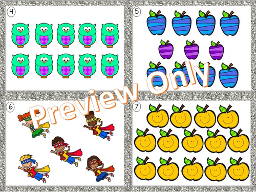 Math Task Cards - Counting to 20 - SCOOT Math Center | Teaching Resources