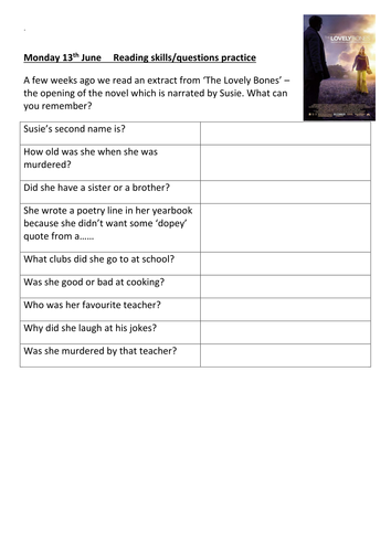 English Language Paper 1 Revision Packs (for new AQA exam) | Teaching ...